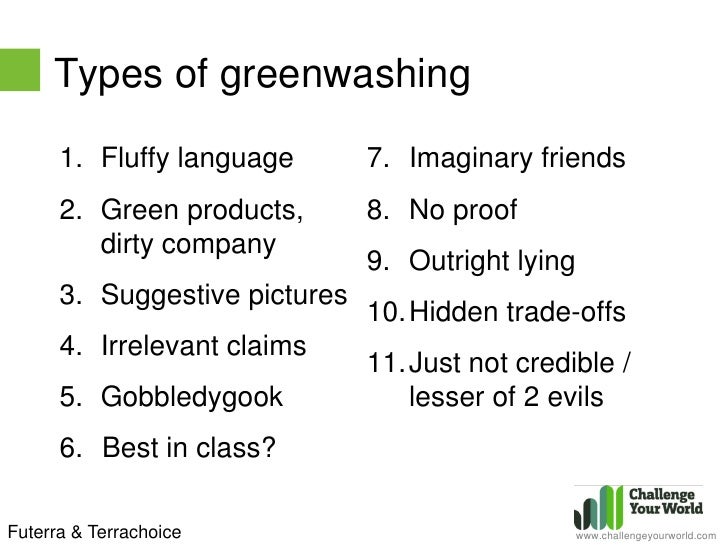 What is Greenwashing?