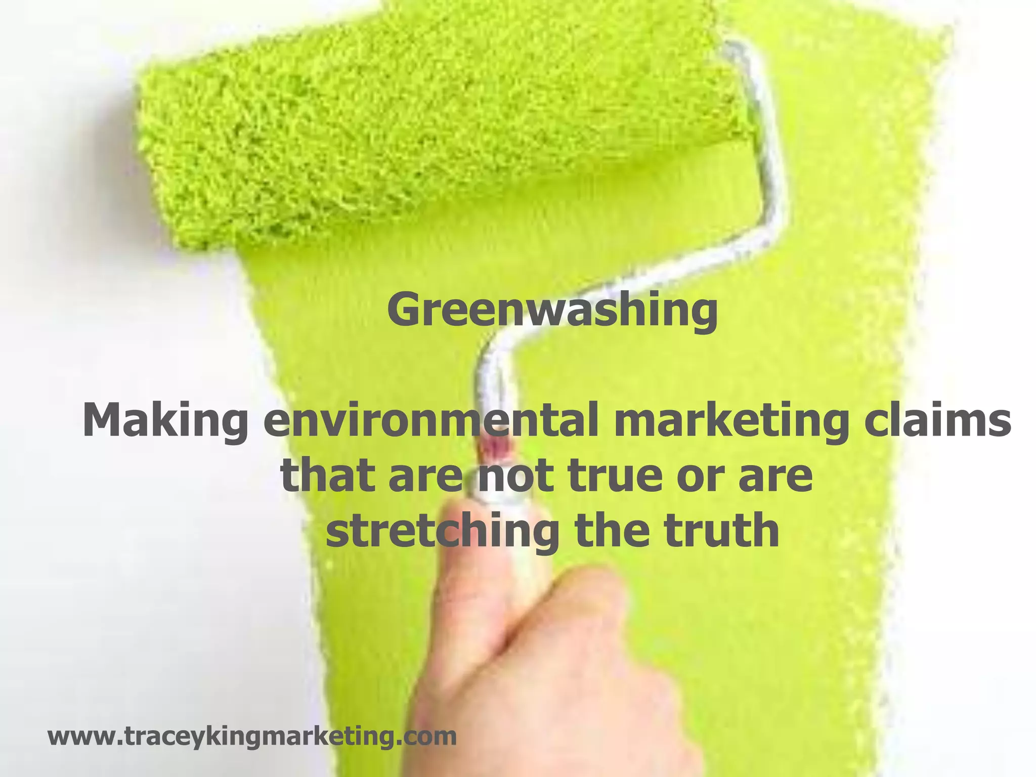 Greenwashing Presentation | PPTX