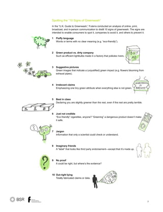 Greenwash understanding preventing | PDF
