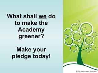 RSA Green week make a pledge presentation | PPT