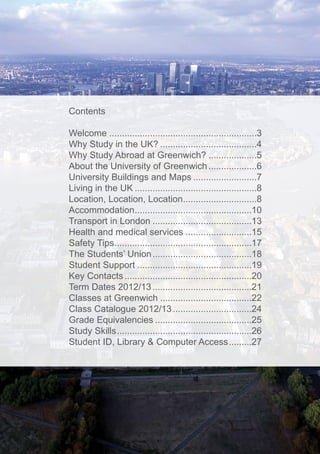 Greenwich Study Abroad Handbook 2012/13 | PDF