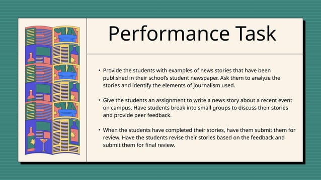 Journalistic Writing in the Elementary and High School Level for School ...