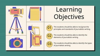 Journalistic Writing in the Elementary and High School Level for School ...