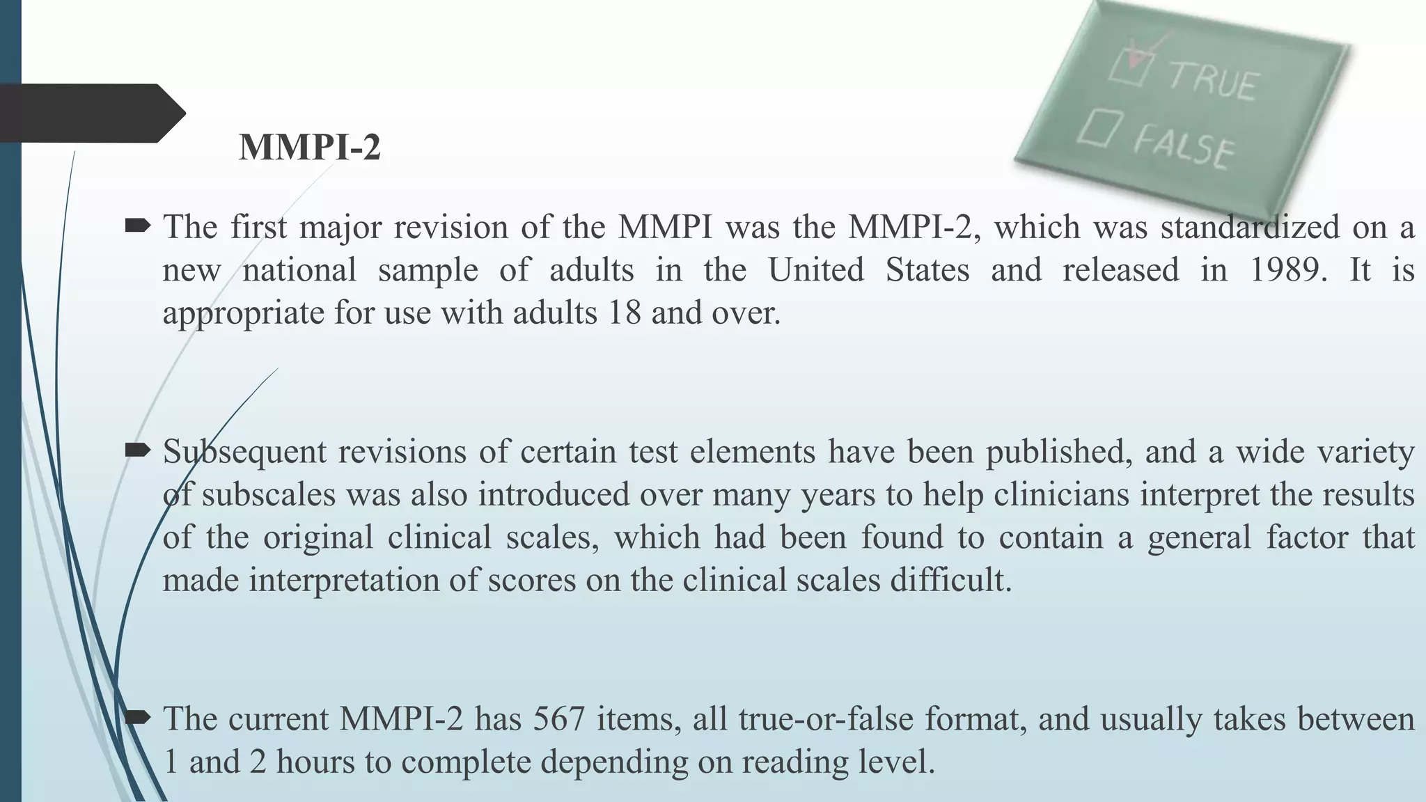 PERSONALITY INVENTORIES | PPTX