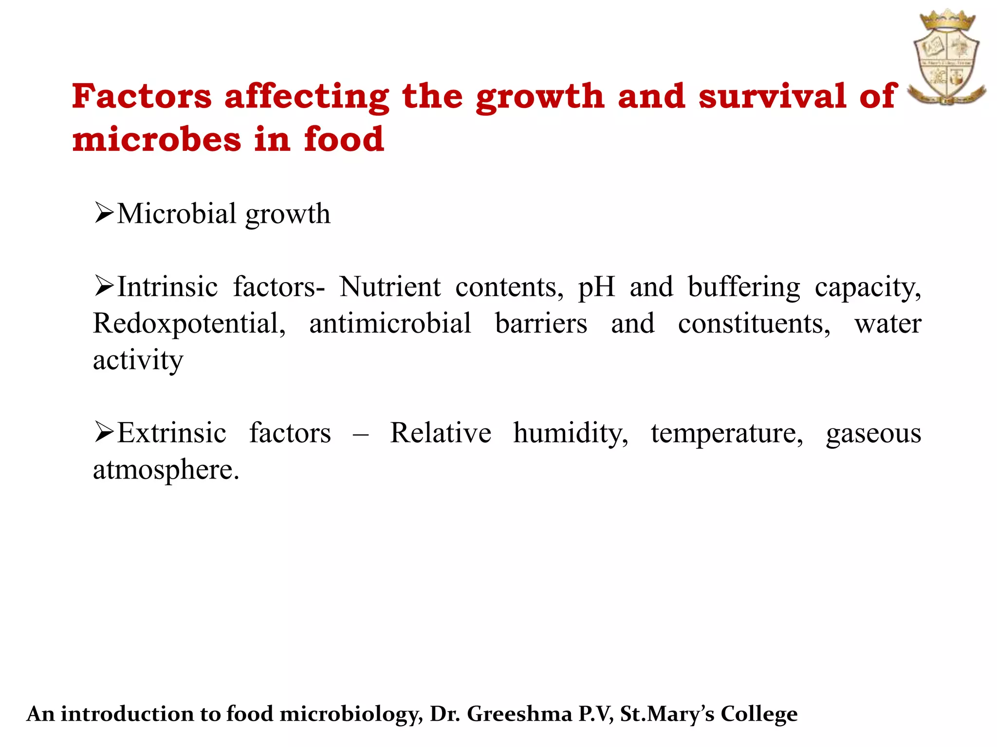 Microbiology:An Introduction To Food Microbiology | PPTX