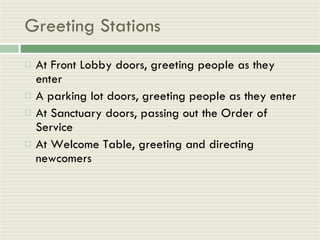 Greeter training | PPT