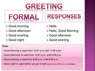 Greeting | PPT