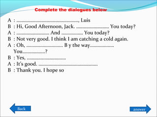 Greeting and Responses | PPT