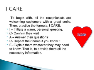 Greeting customers mariafernandezalonso_2d2 | PPT