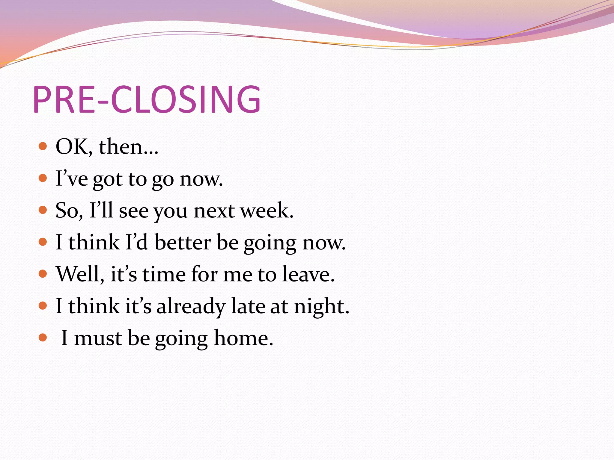 Greeting & leave taking1 | PPT