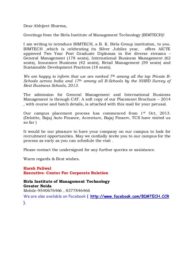 Greeting Letter Greeting Letter