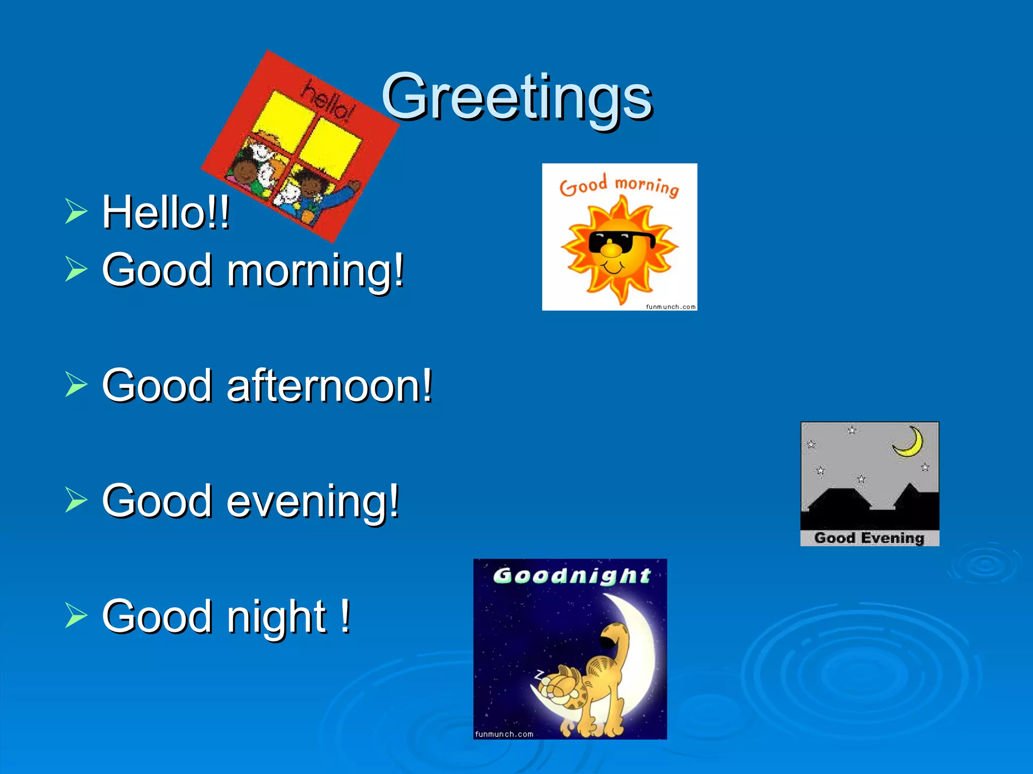 Greetings | PPT