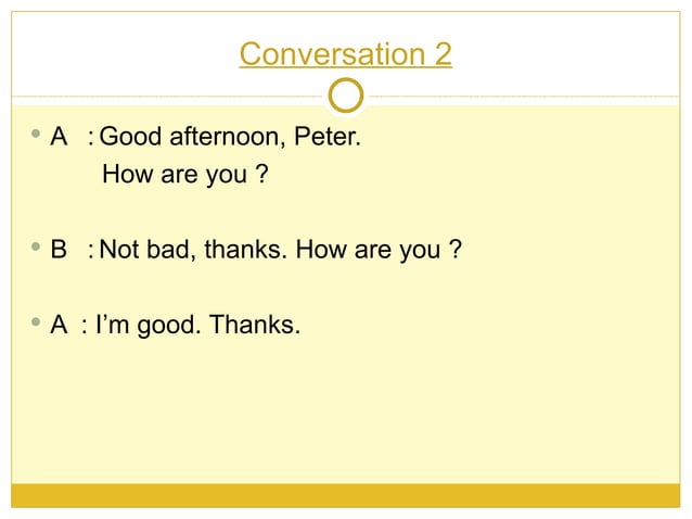 Greetings | PPT