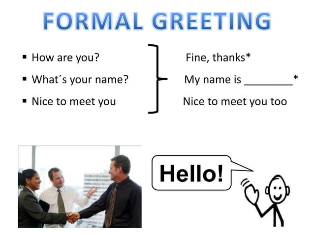 english greetings | PPTX