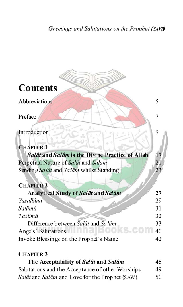 Greetings and Salutations on The Prophet Muhammad (SAW) | PDF
