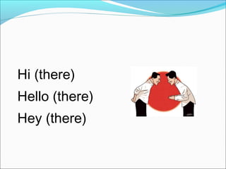 Greetings and farewells | PPT