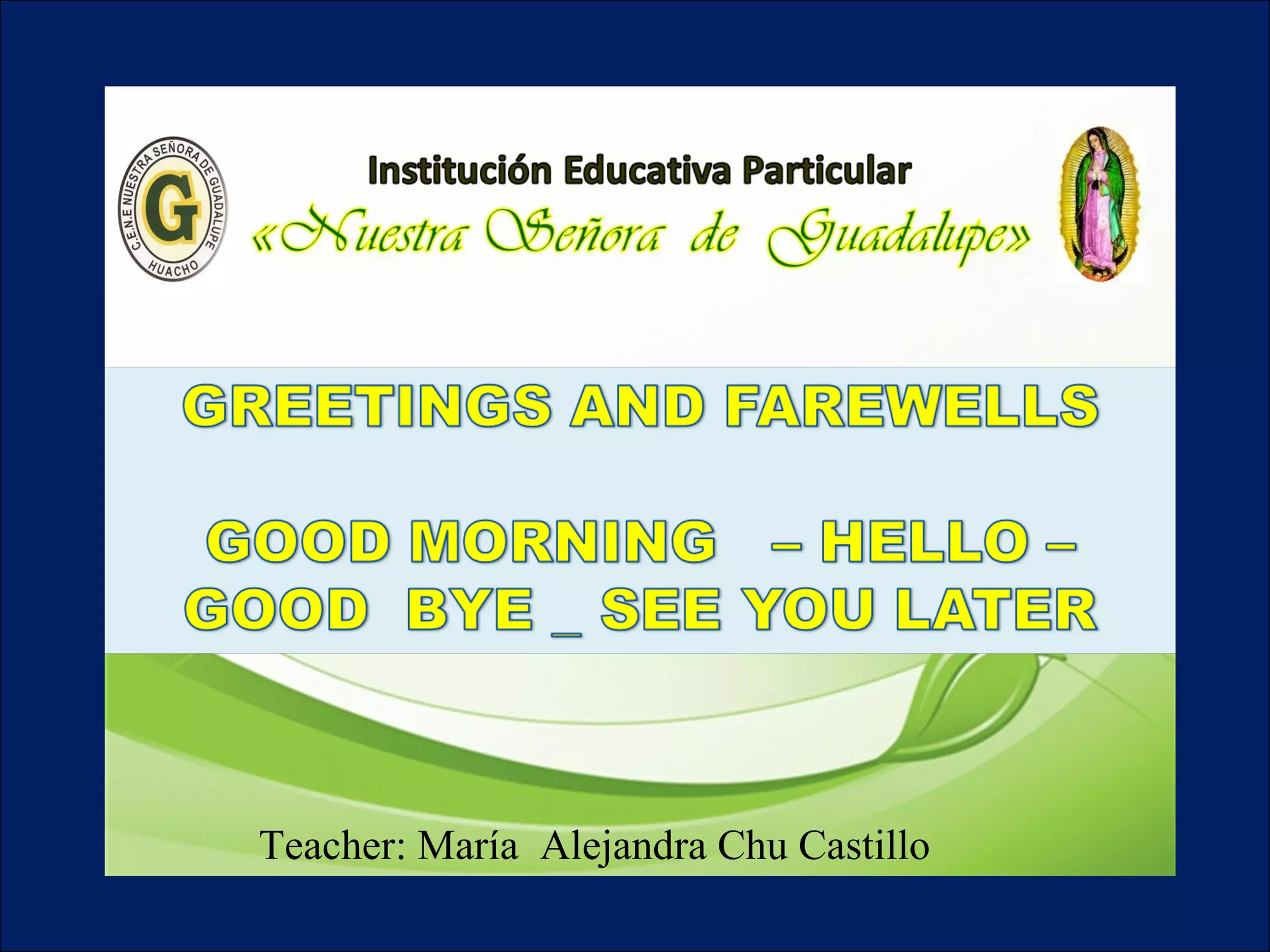 Greetings and farewells | PPT