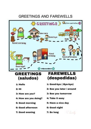 Greetings and farewells | DOCX