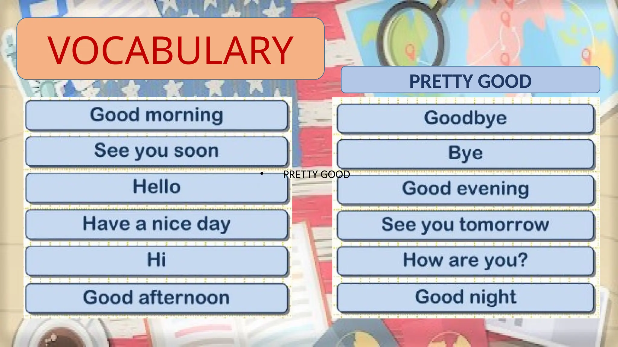 Basic English, topic : Greetings and farewells. | PPT
