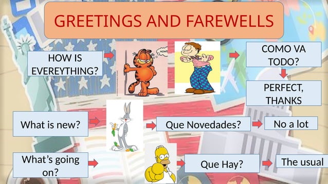 Basic English, topic : Greetings and farewells. | PPT