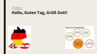 Greetings and farewells german 1 | PPTX