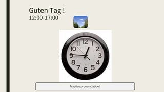 Greetings and farewells german 1 | PPTX