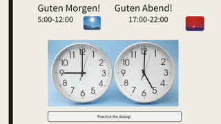 Greetings and farewells german 1 | PPTX