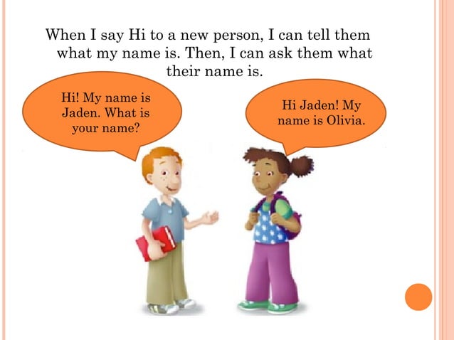 Greetings and introduce | PPT