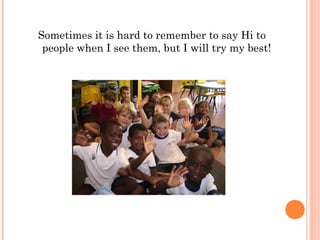 Greetings and introduce | PPT