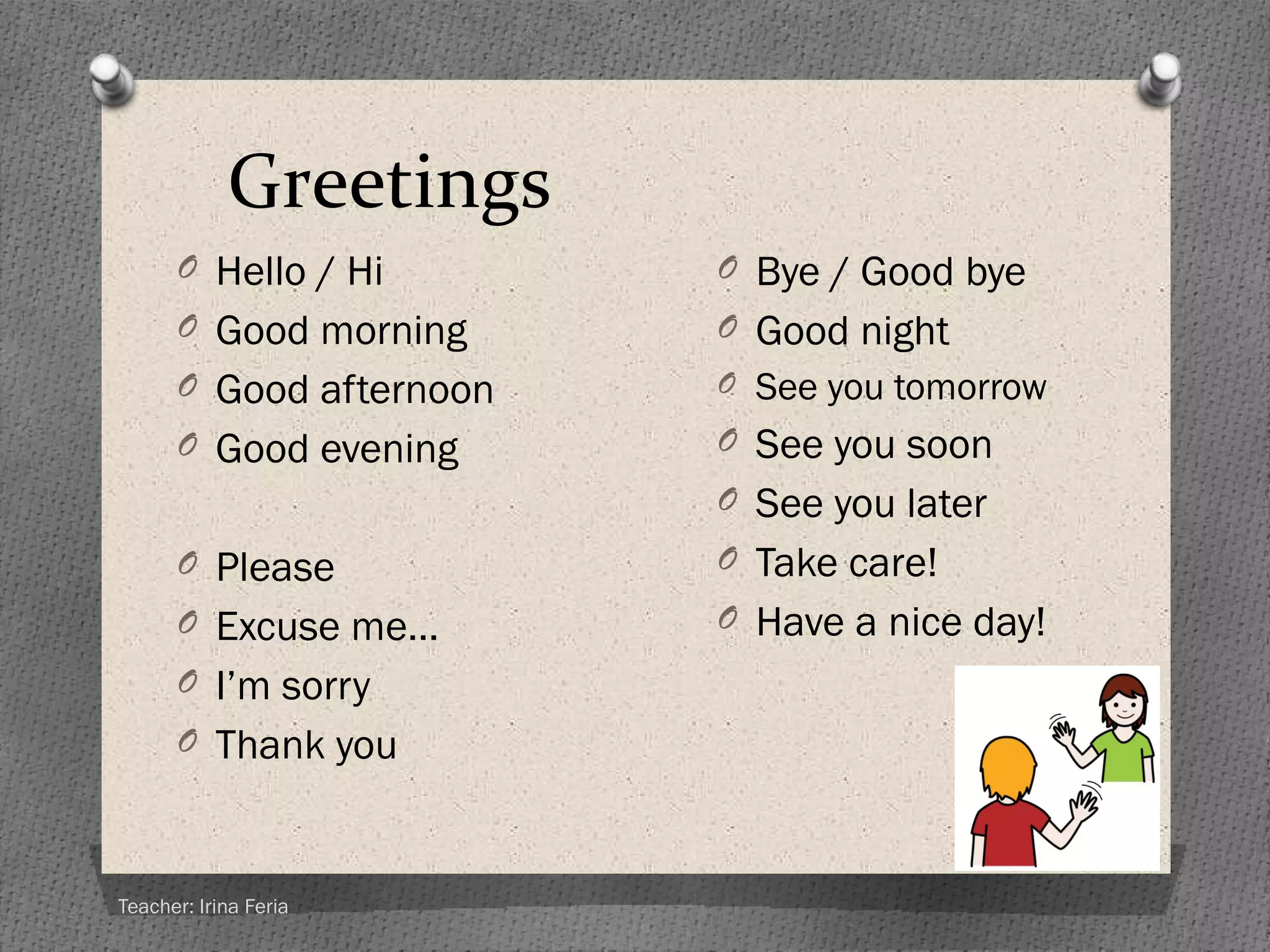 Greetings and introductions | PPTX