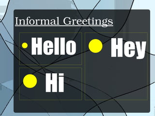 Greetings and Introductions | PPT
