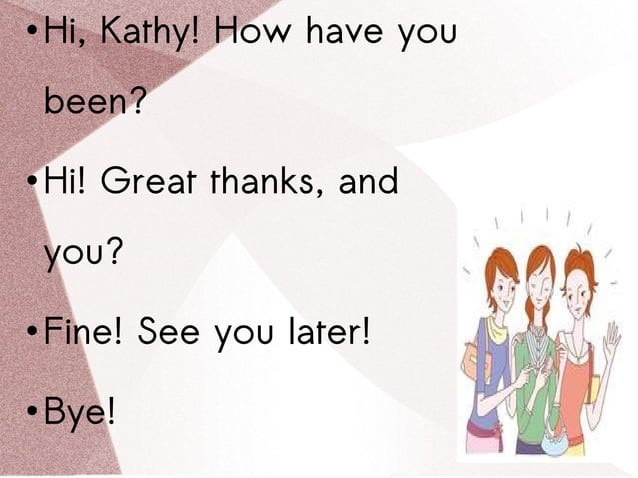 Greetings and introductions simple dialogs | PPT