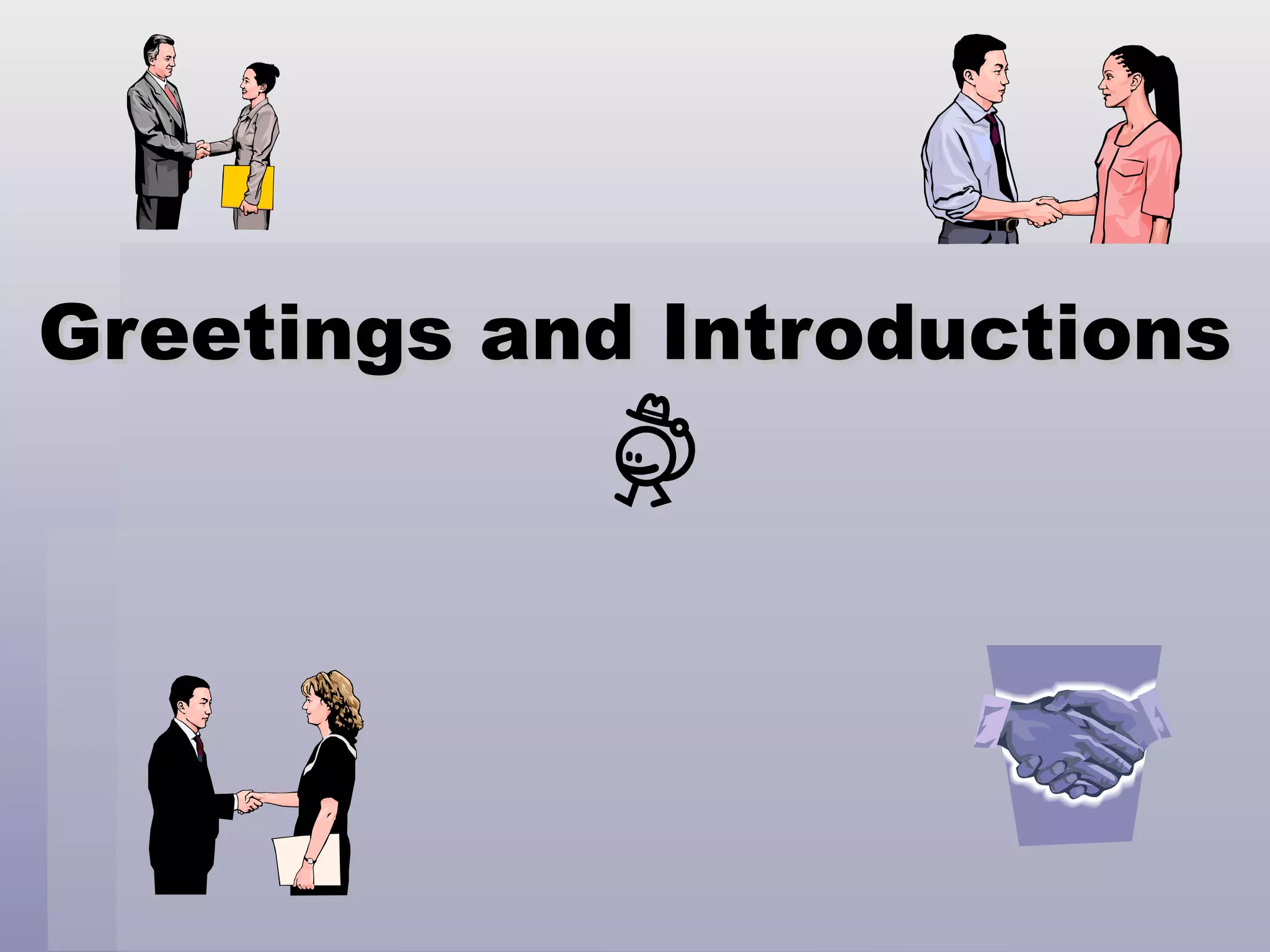Greetings And Introductions | PPT