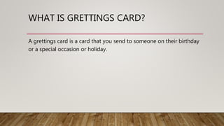 Greetings card | PPTX