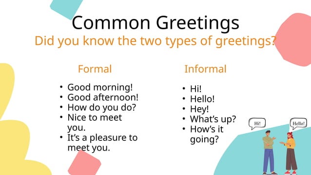 Greetings & Introducing Yourself.pptx123 | PPTX