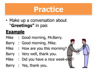 Greetings& introductions 1 | PPTX | Birthday | Personal Celebrations ...