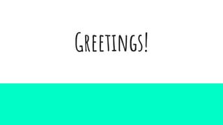 How to Greet and Introduce Yourself | PPT