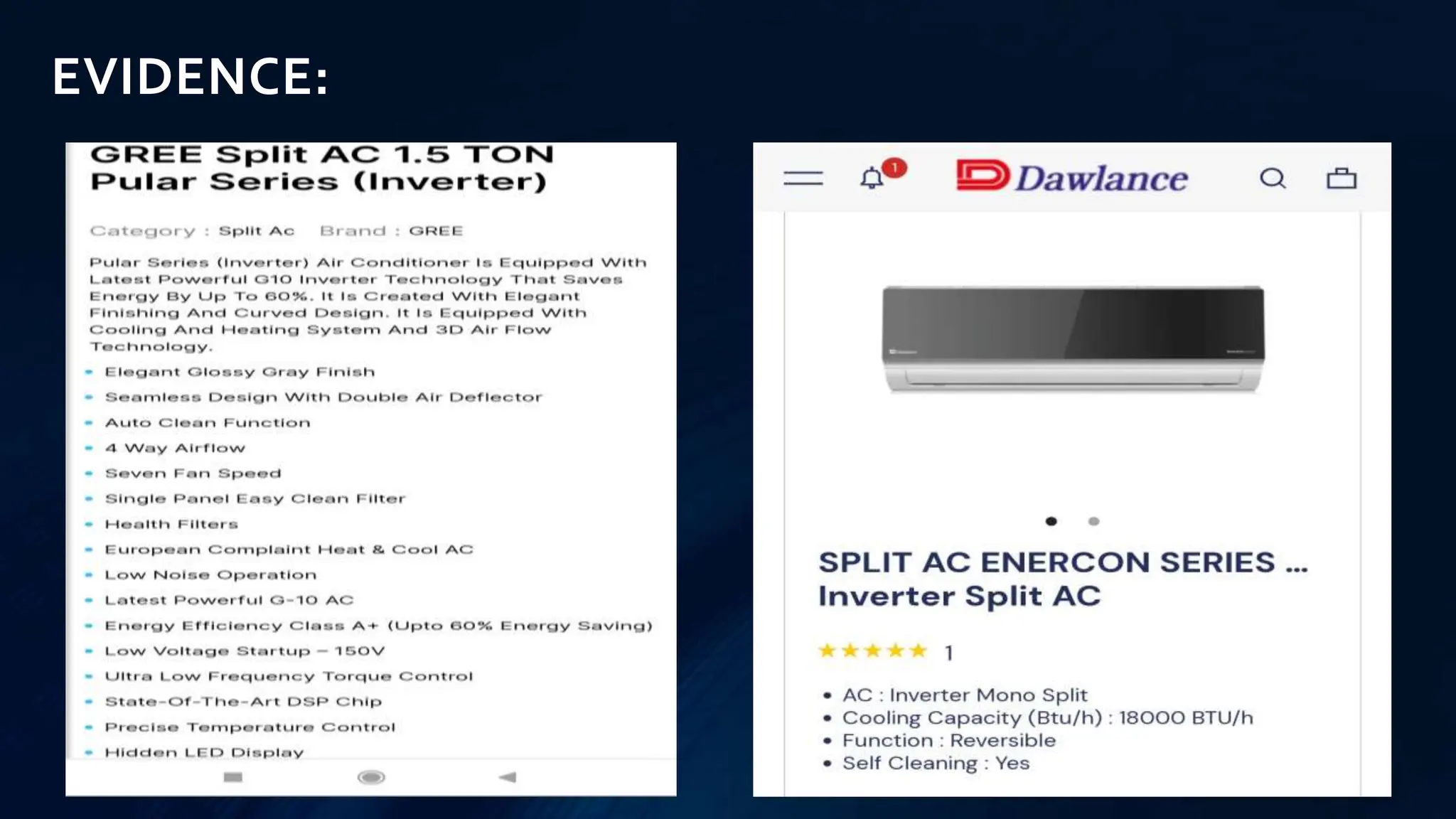 GREE VS DAWLANCE Presentation........... | PPT