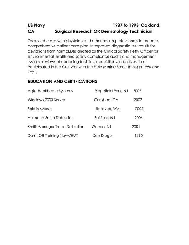 Gregeidsonresume2012 | PDF