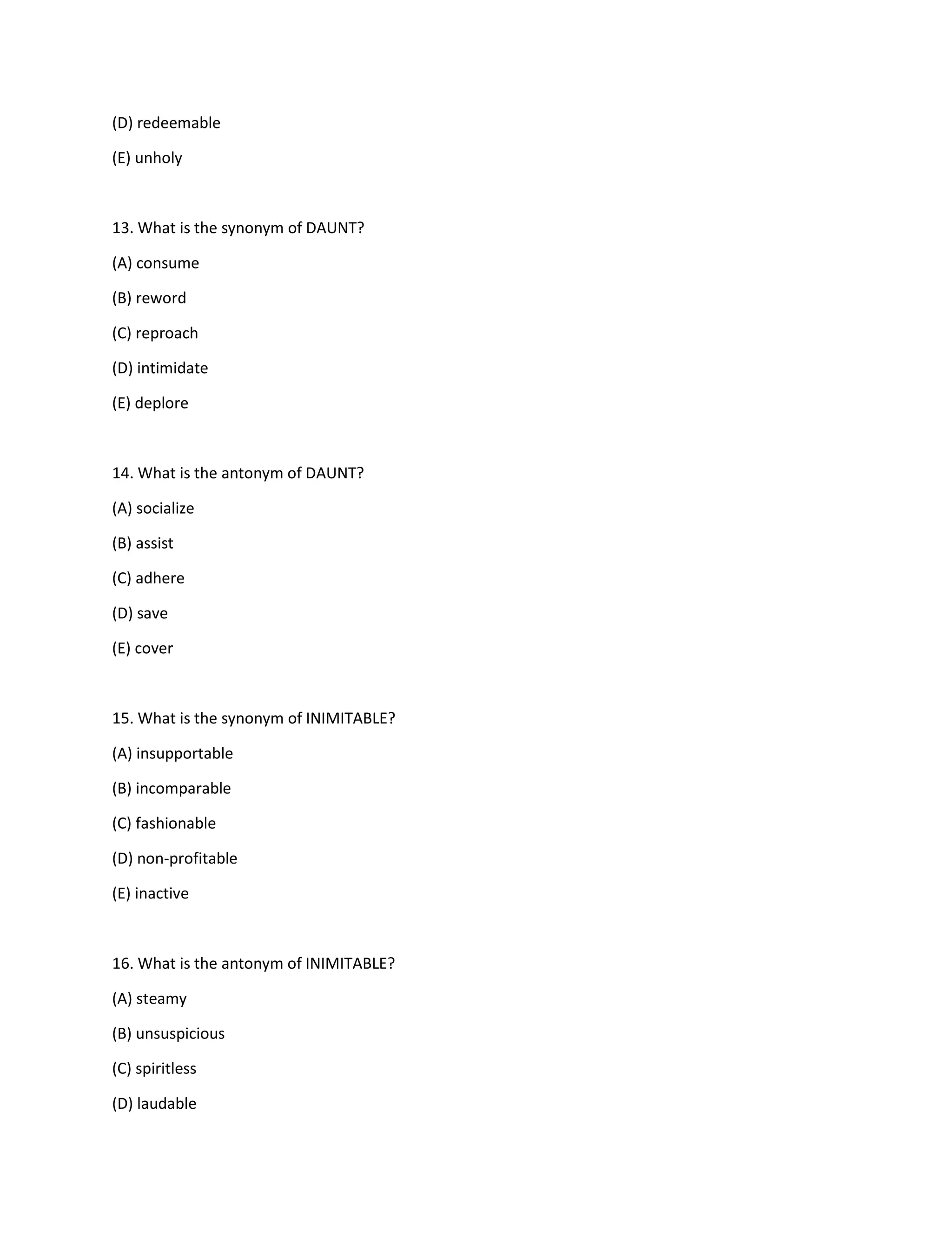 Gre General Test Vocabulary Flashcards | PDF