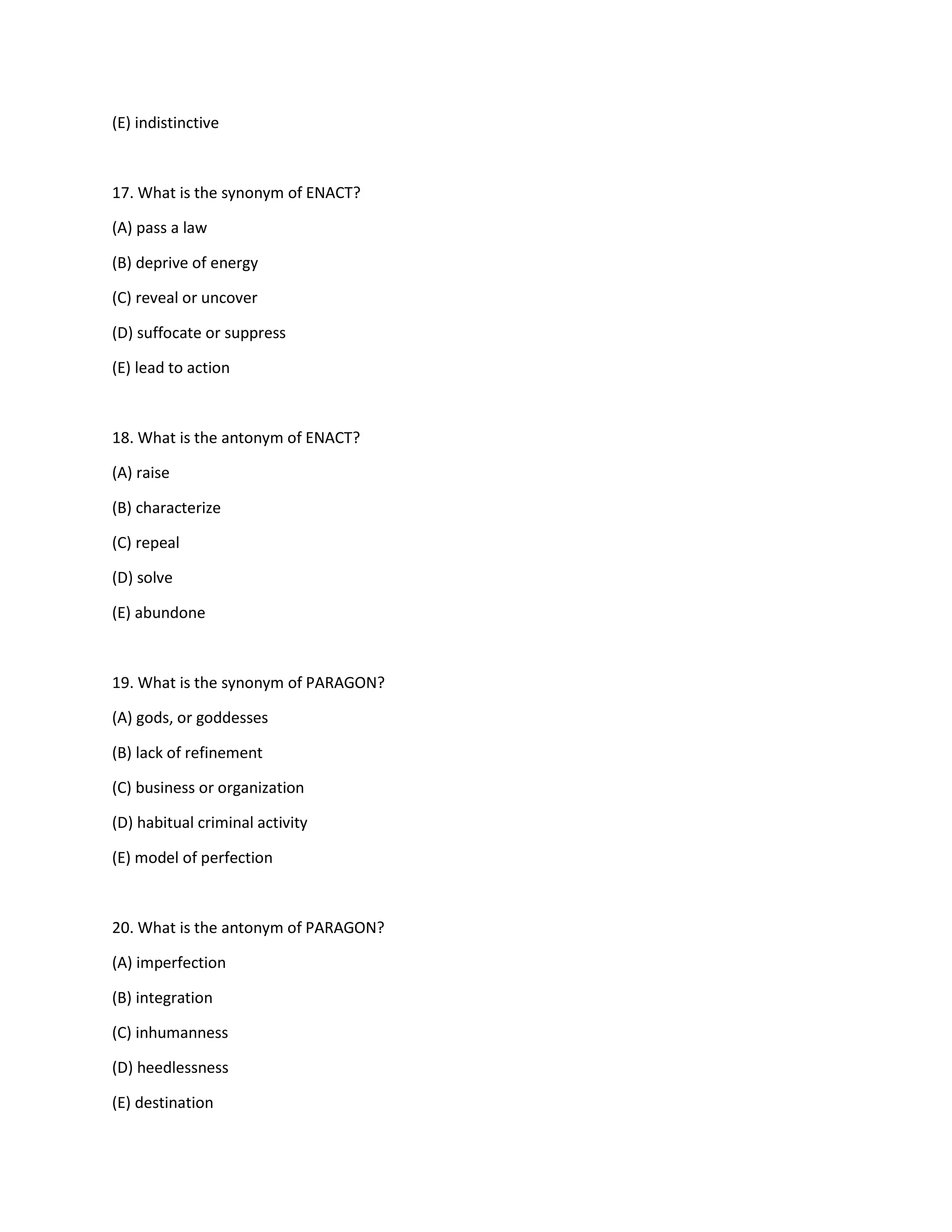 Gre General Test Vocabulary Flashcards | PDF