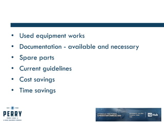 USED OILFIELD CHEMICAL PROCESSING, MANUFACTURING, AND PACKAGING ...