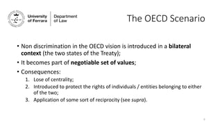 Non Discrimination Principle and the OECD Model | PPT