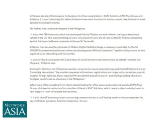 Greg Kittelson on Network Asia Magazine | PPT