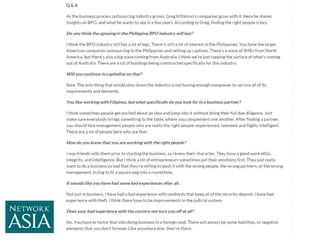 Greg Kittelson on Network Asia Magazine | PPT