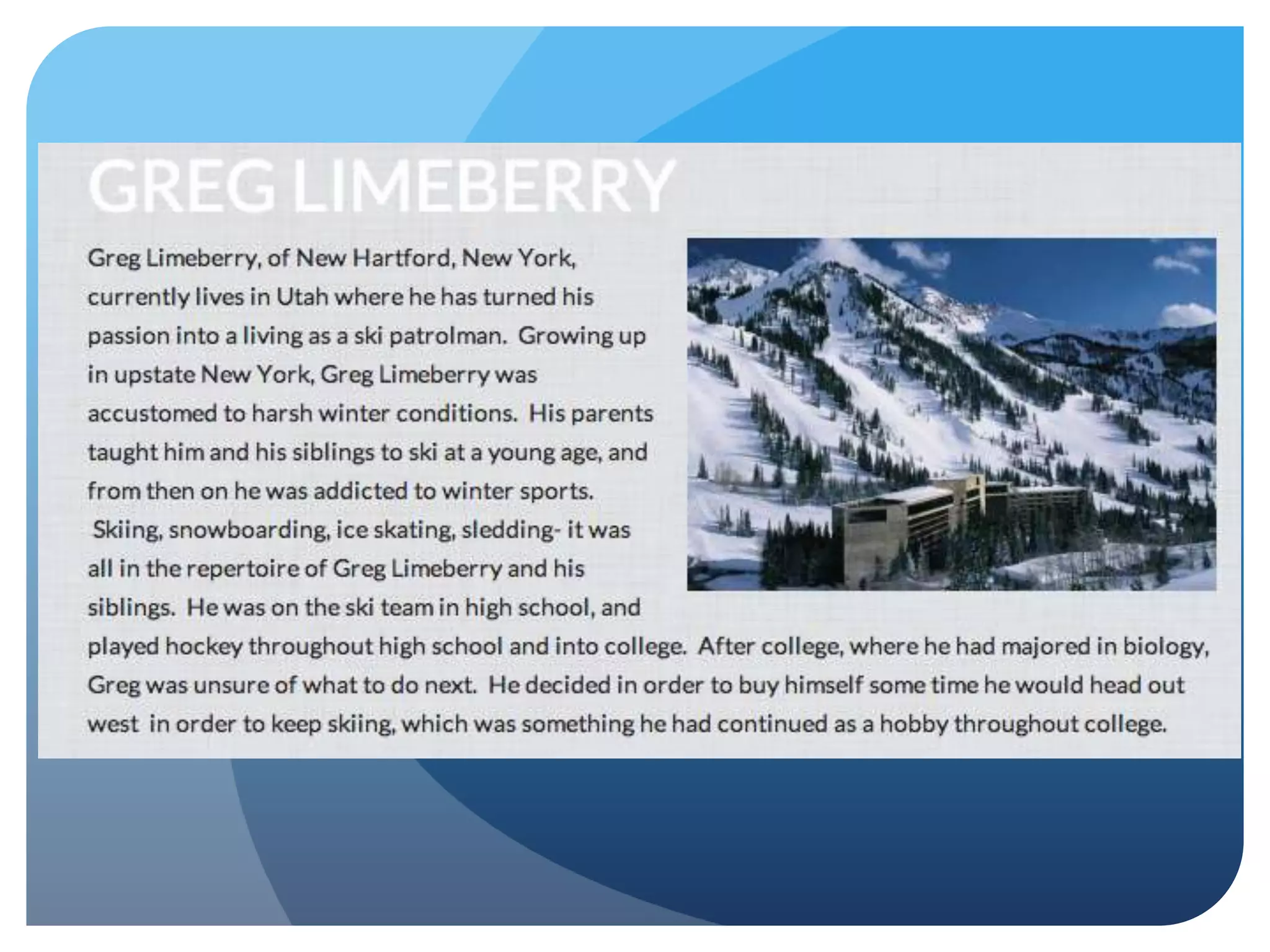 Meet Greg Limeberry | PPTX