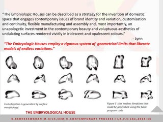 Greg lynn contemporary process -II M.Arch | PDF