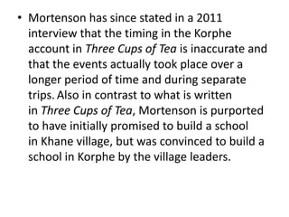 Greg mortenson | PPTX