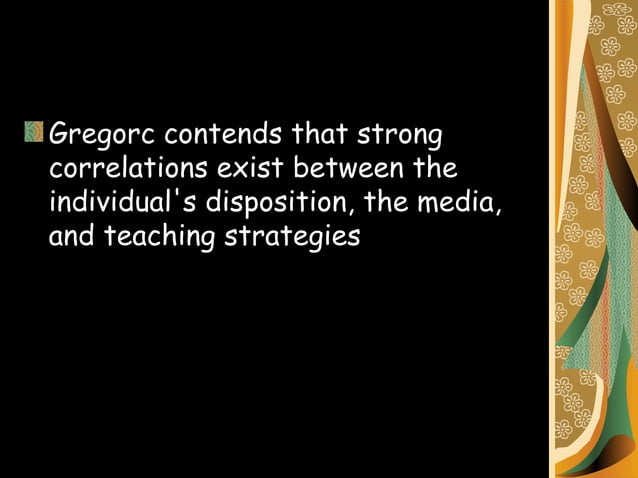 Gregorc Style Delineator | PPT | Education