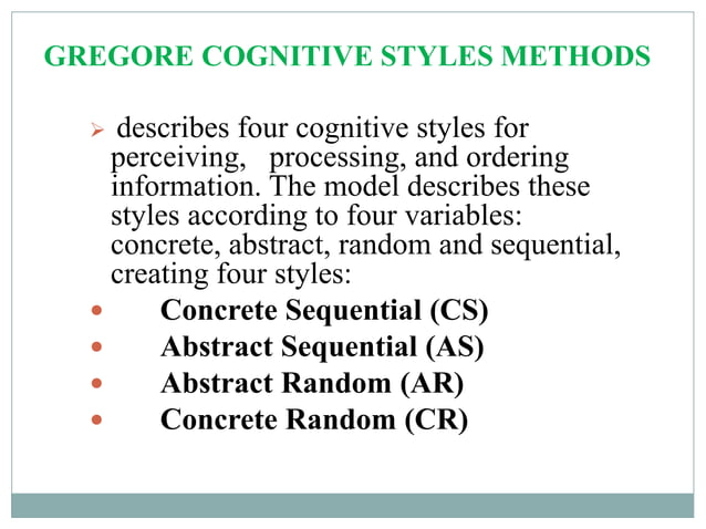 learning styles by alvin bugaoisan BMLS | PPT